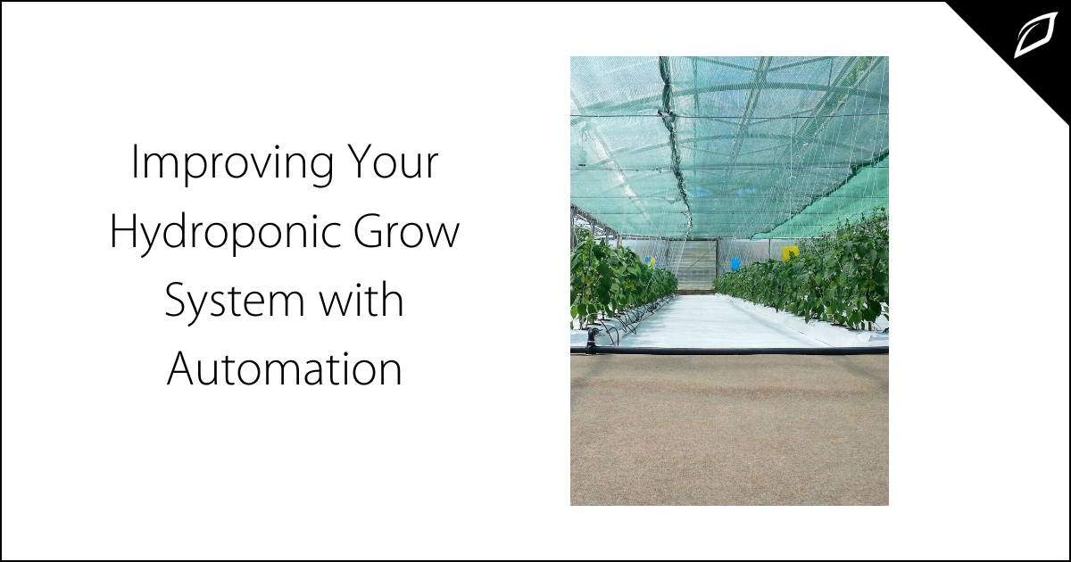 Improving Your Hydroponic Grow System with Automation